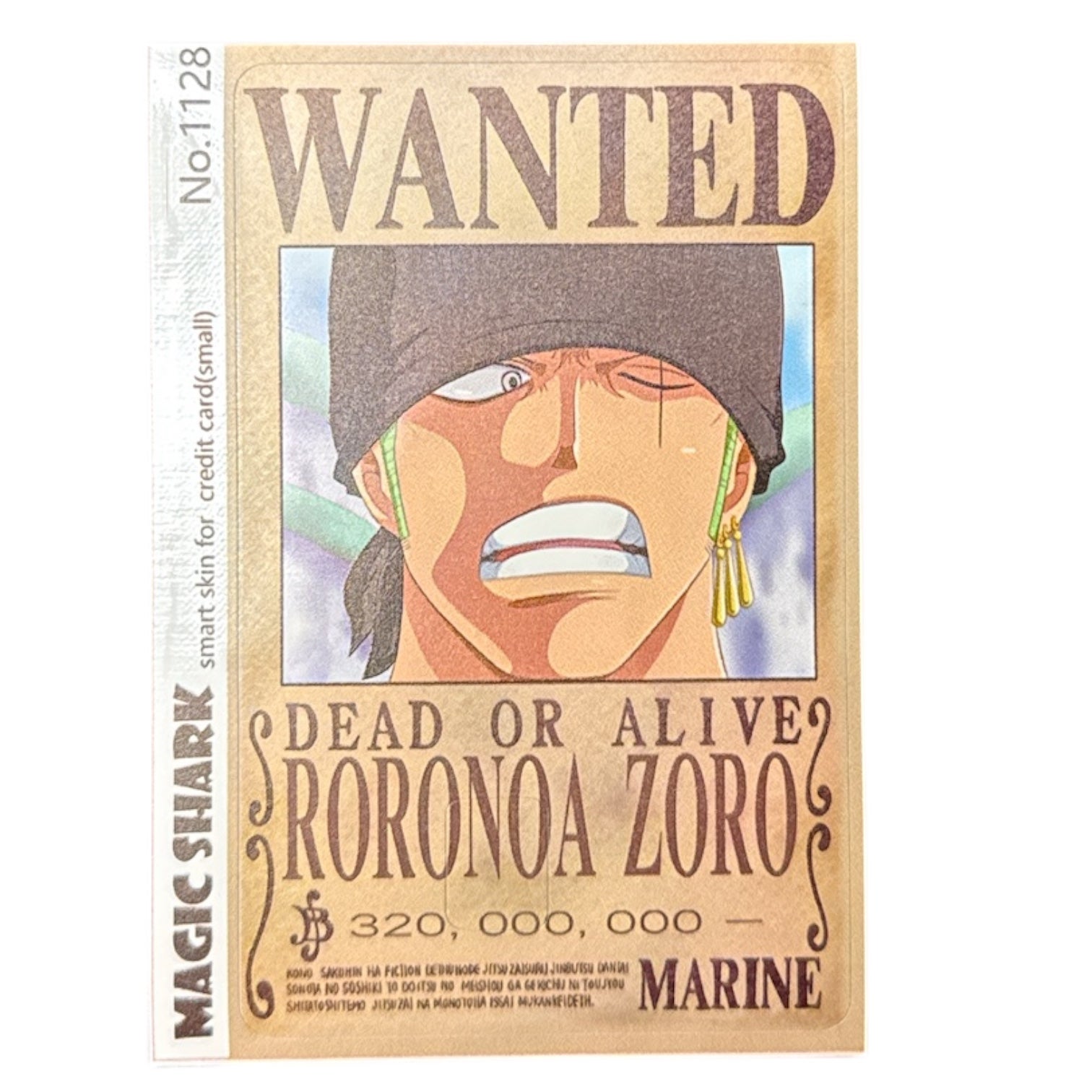 One Piece - Roronoa Zoro Debit/CC Skin | Ultimate Heroes